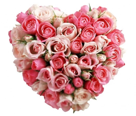 Comandă Online Buchet Inima din minirosa roz – FlorideLux