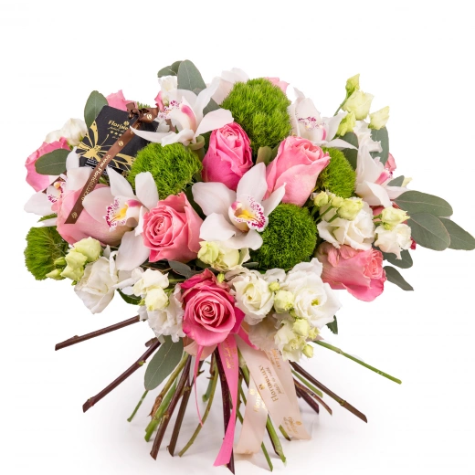 Comandă Online Buchet Buchet floral pentru o femeie eleganta – FlorideLux