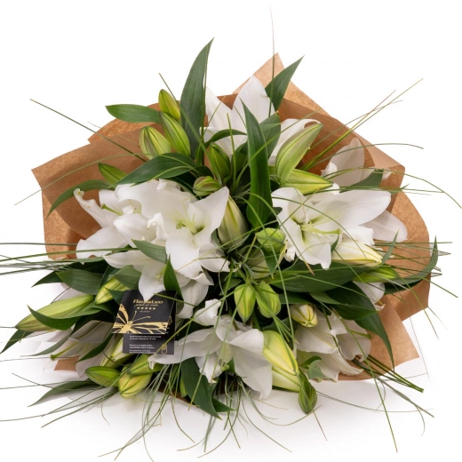 Comandă Online Buchet Buchet special crini albi – FlorideLux