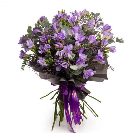 Buchet frezii mov Springtime | FlorideLux.ro